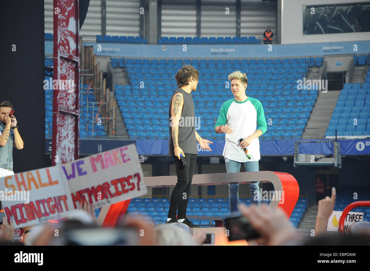 One Direction performs at City of Manchester Stadium as part of their ...