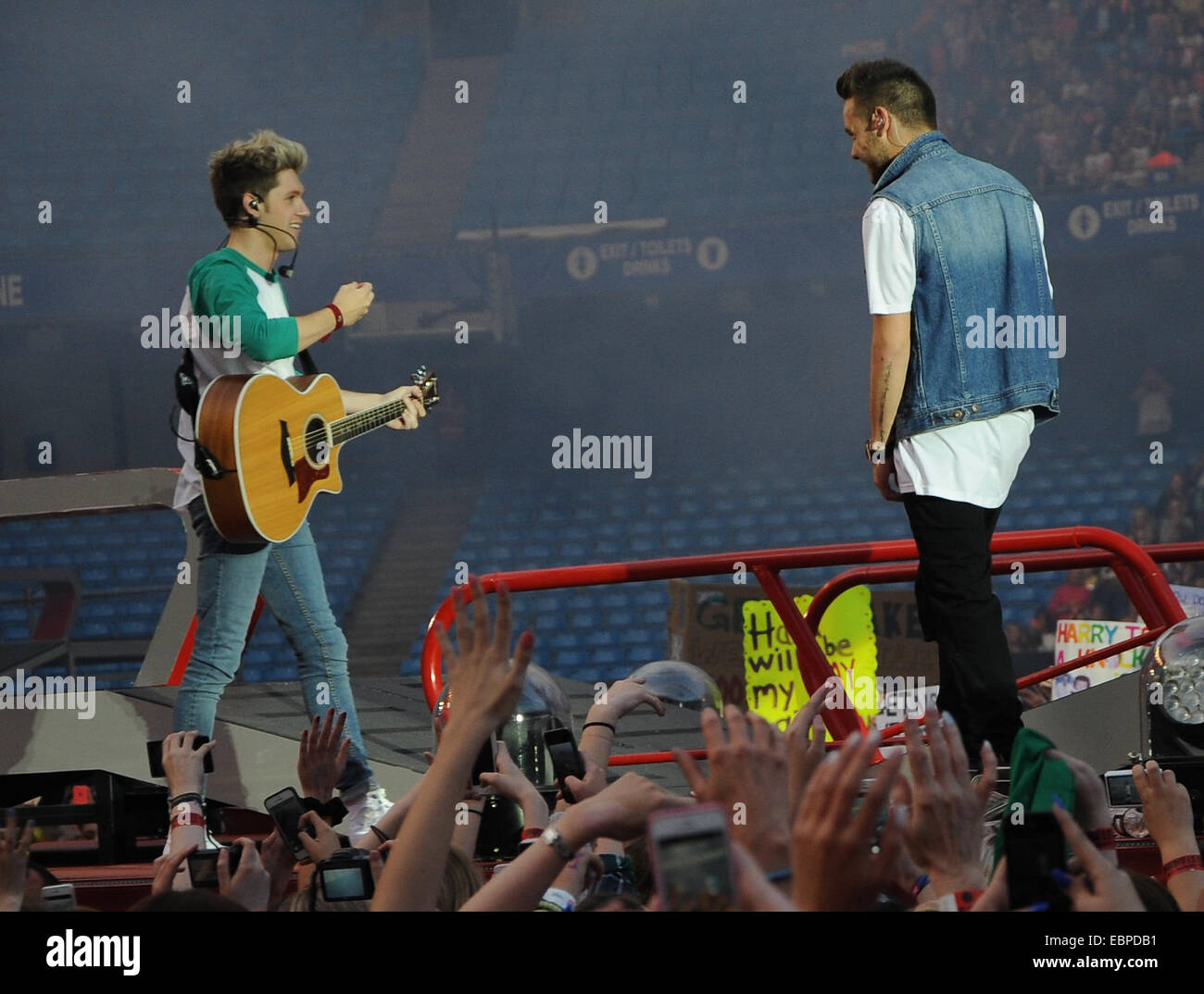One Direction performs at City of Manchester Stadium as part of their ...