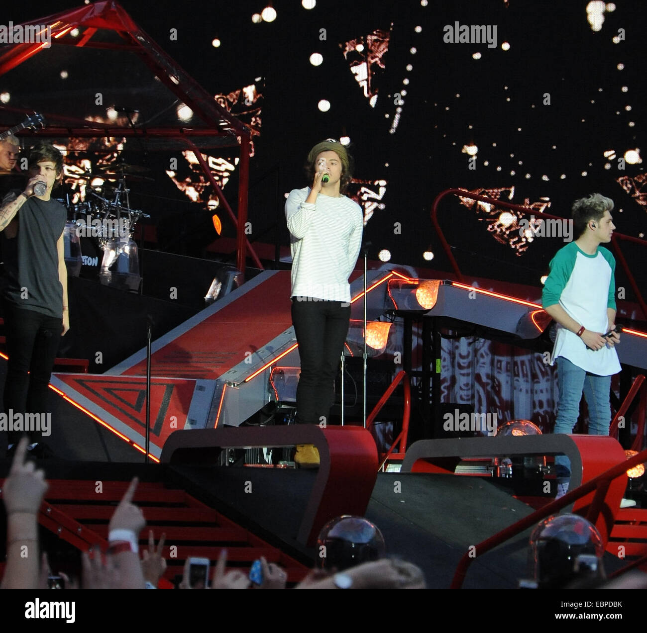 One Direction performs at City of Manchester Stadium as part of their ...