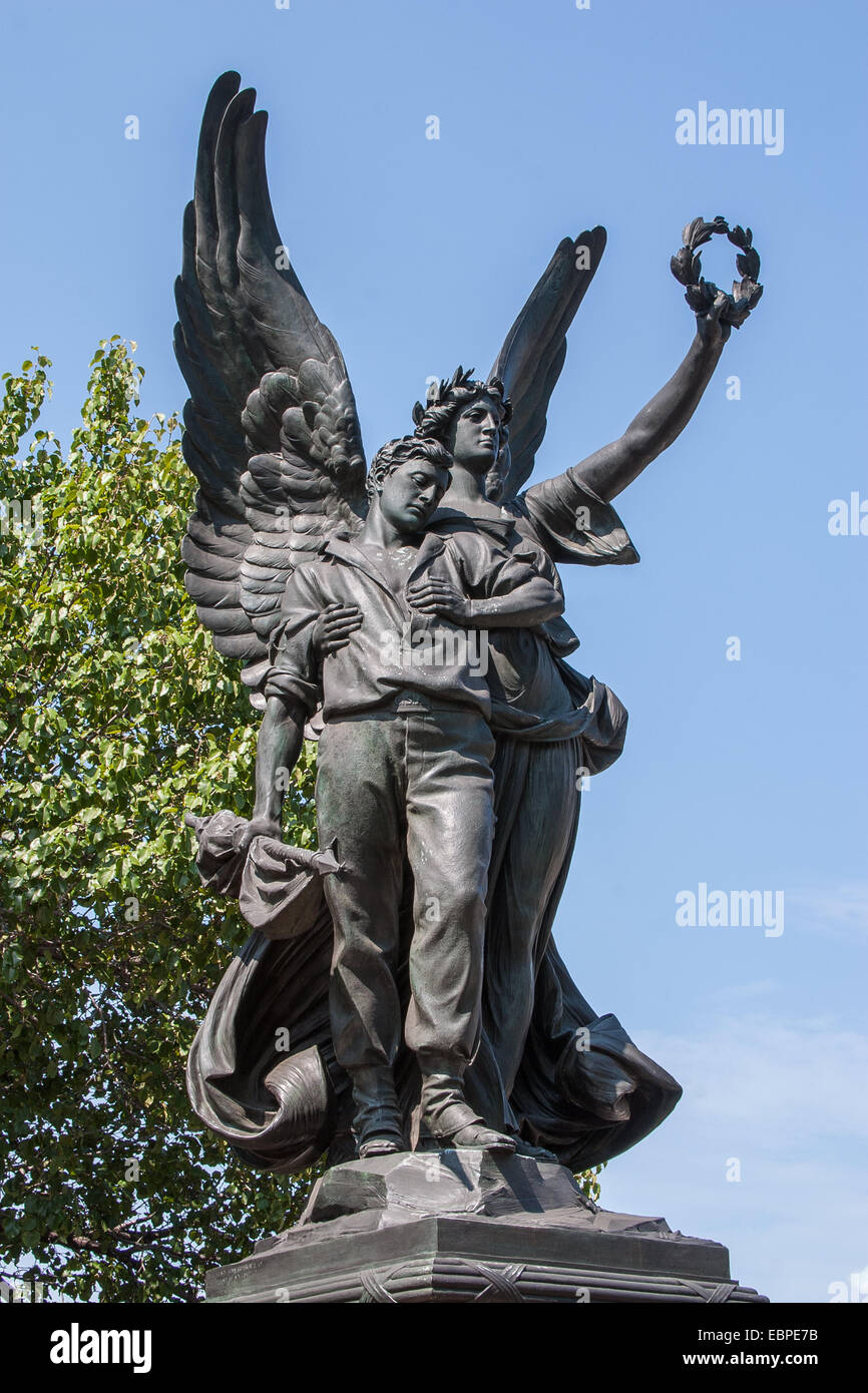 The Confederate Soldiers and Sailors of Maryland monument, which used ...