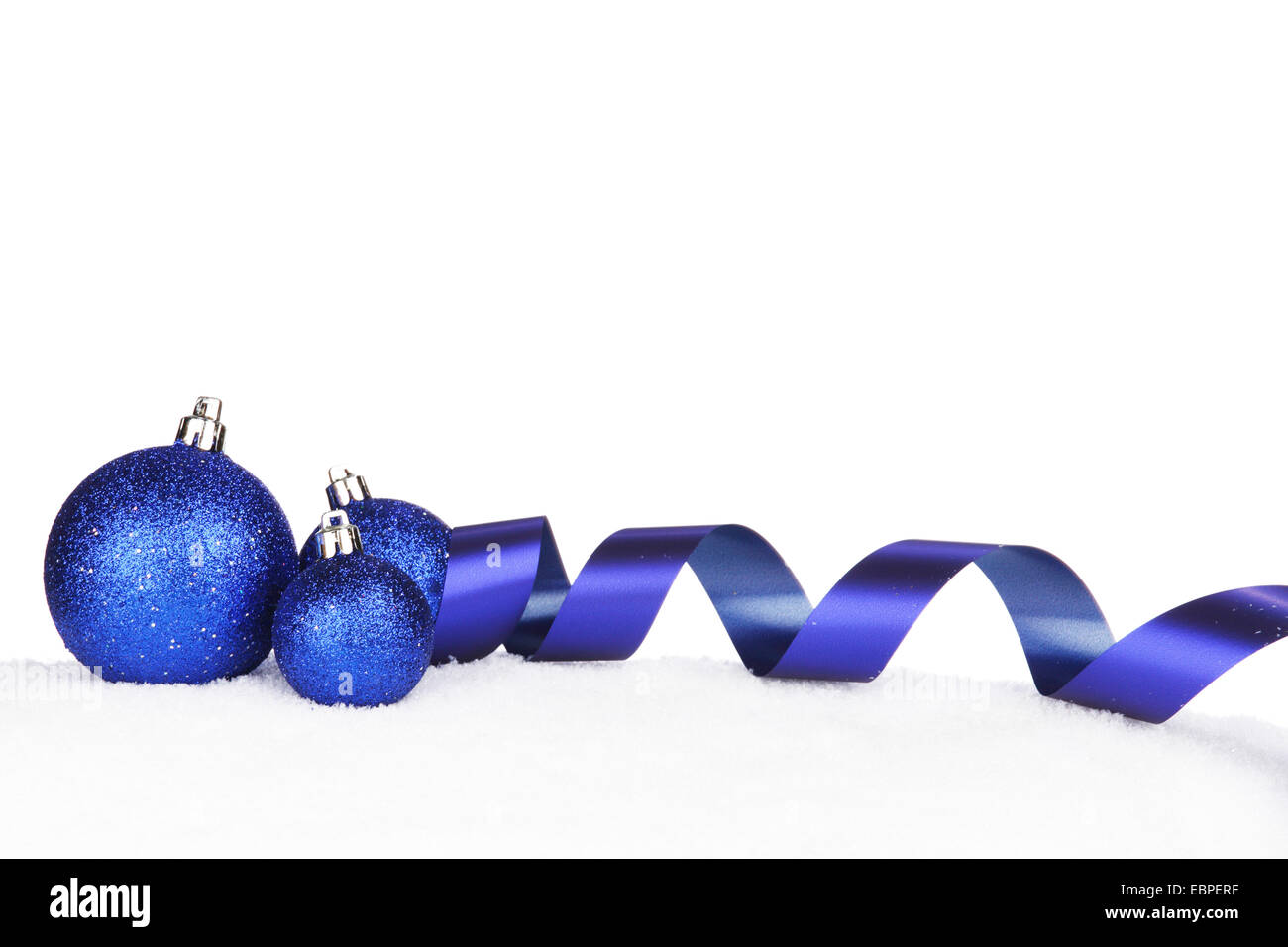 Christmas ball snowflake snow Cut Out Stock Images & Pictures - Alamy