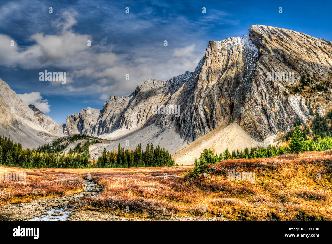 Scenic Landscapes of a high mountain lake, Chester Lake area of ...