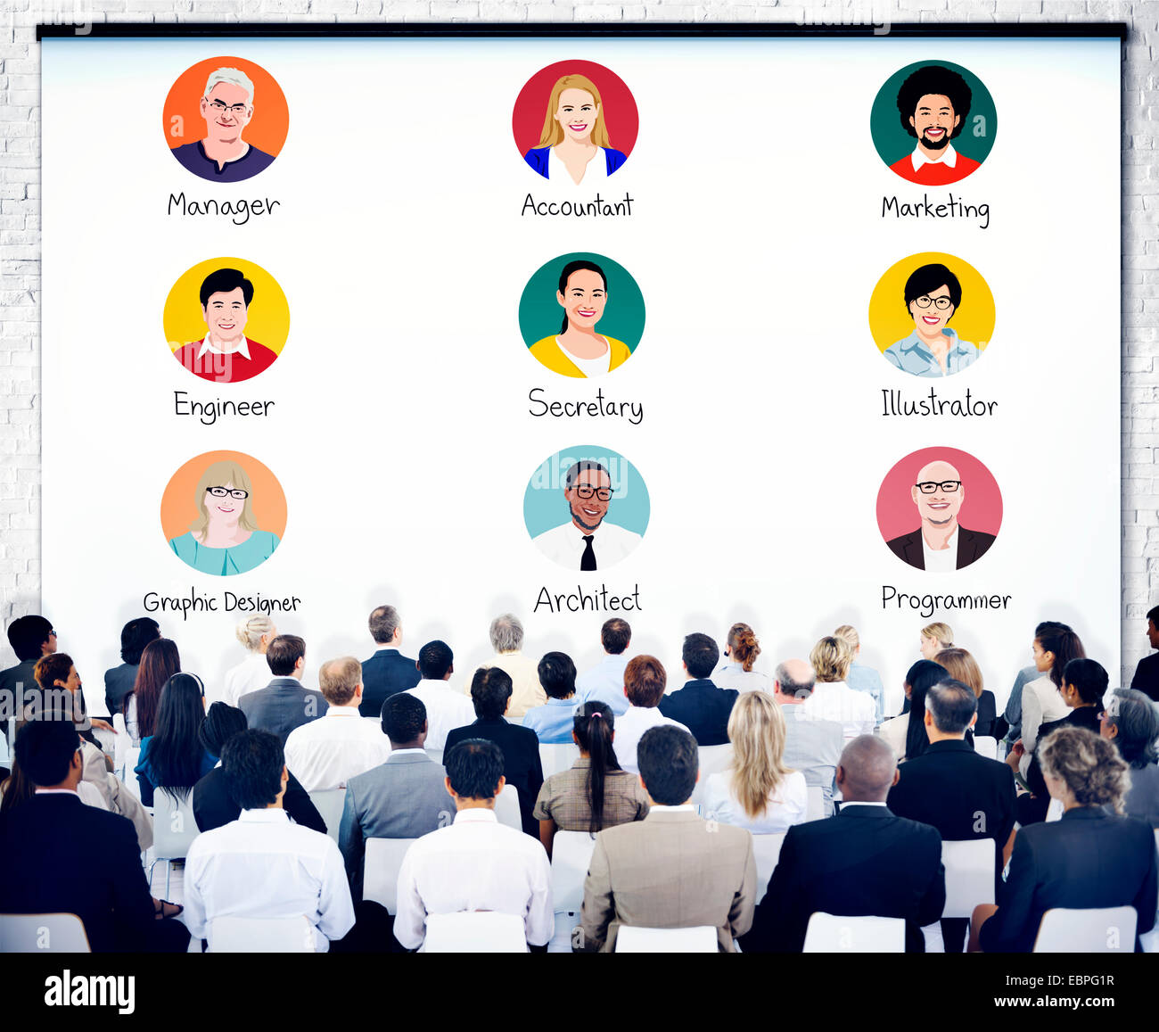 Group of Business People in Seminar Stock Photo - Alamy