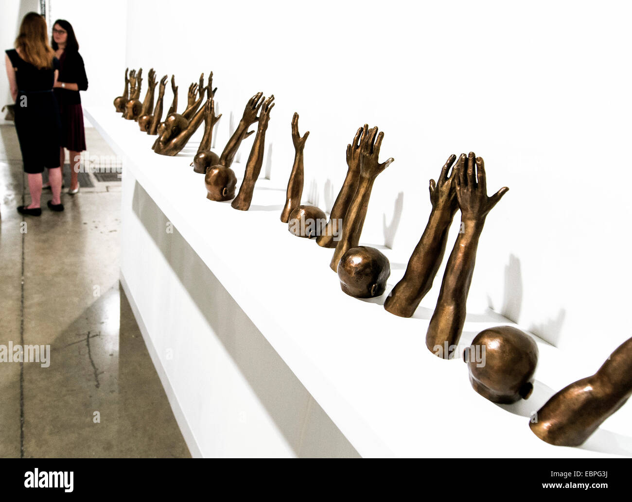 Miami Beach, Florida, USA. 03rd Dec, 2014. 'Raise Up' by Hank Willis ...