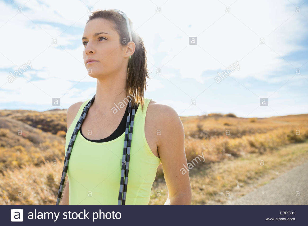 Woman jump rope hi-res stock photography and images - Alamy