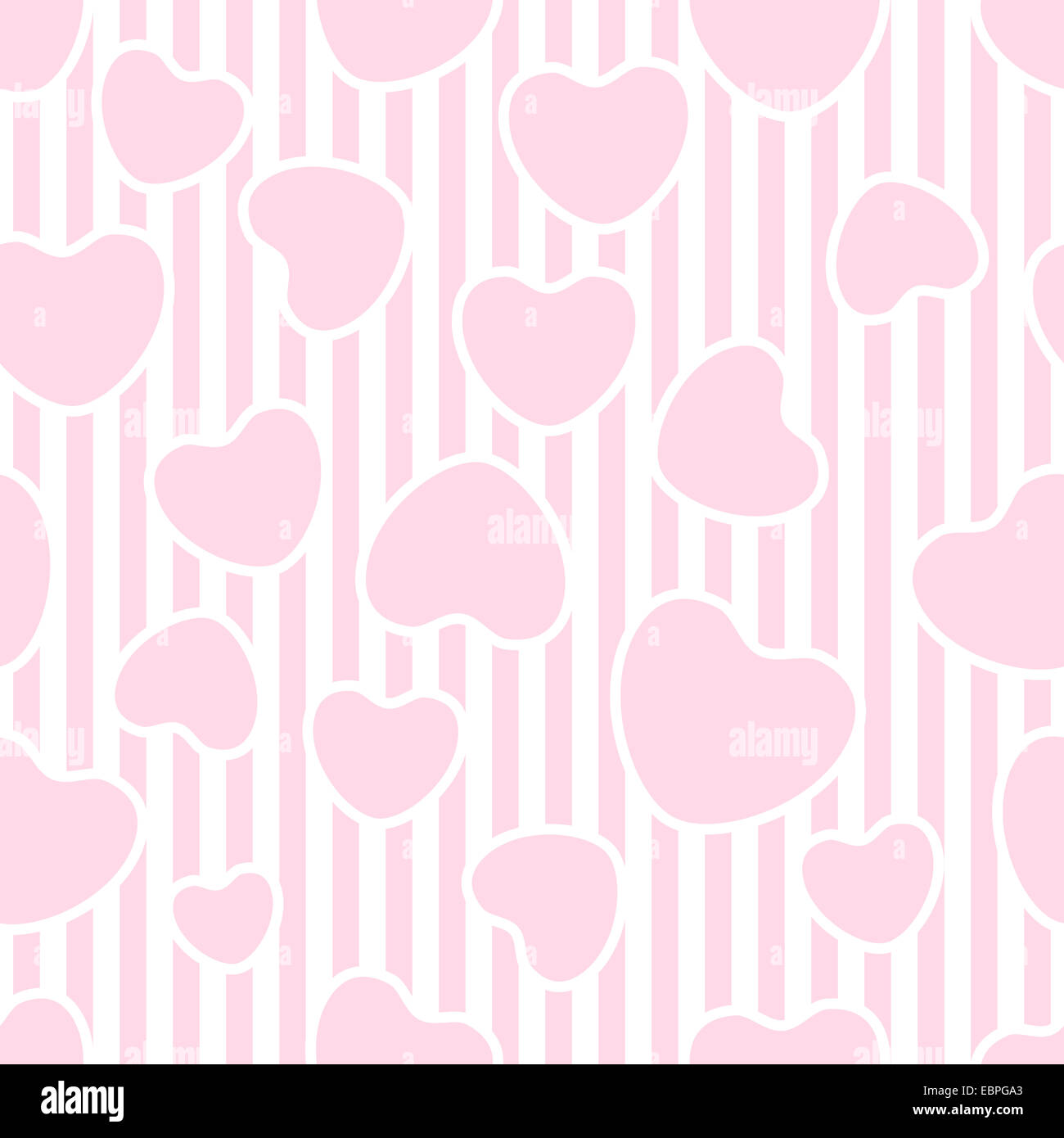Valentines day seamless background with hearts Stock Photo - Alamy