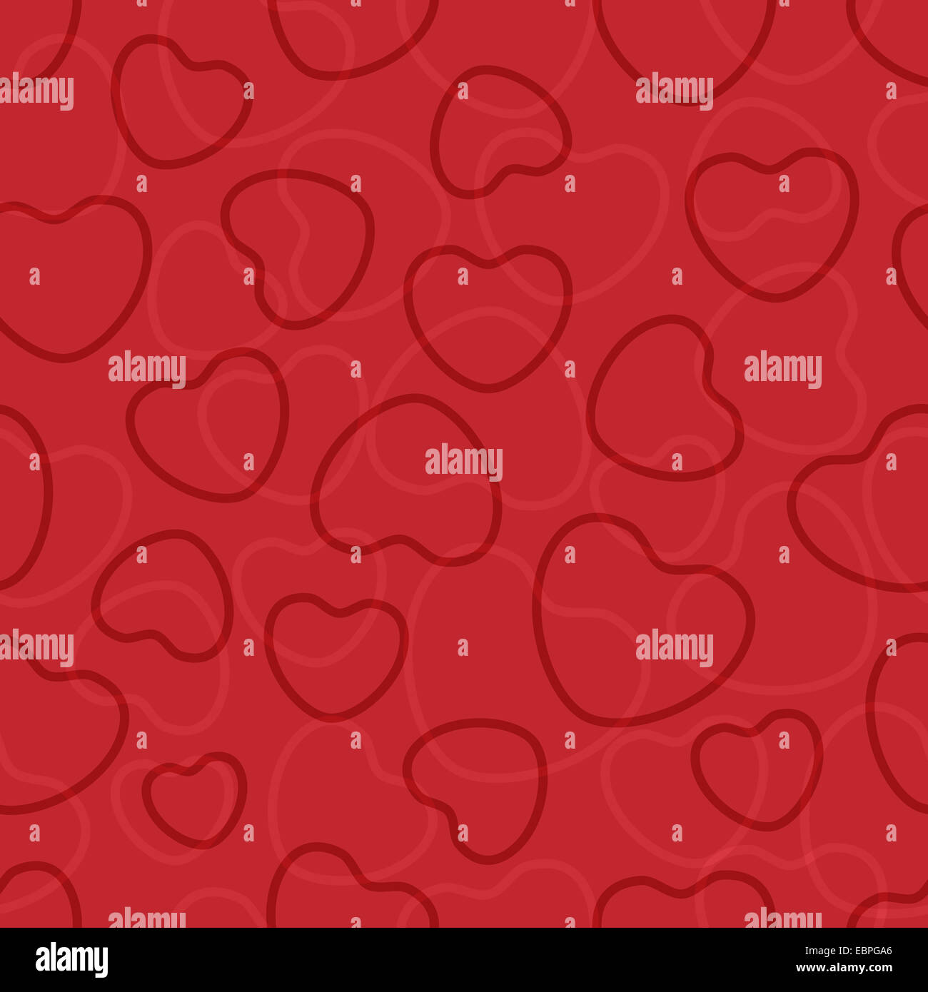 Valentines day seamless background with hearts Stock Photo - Alamy