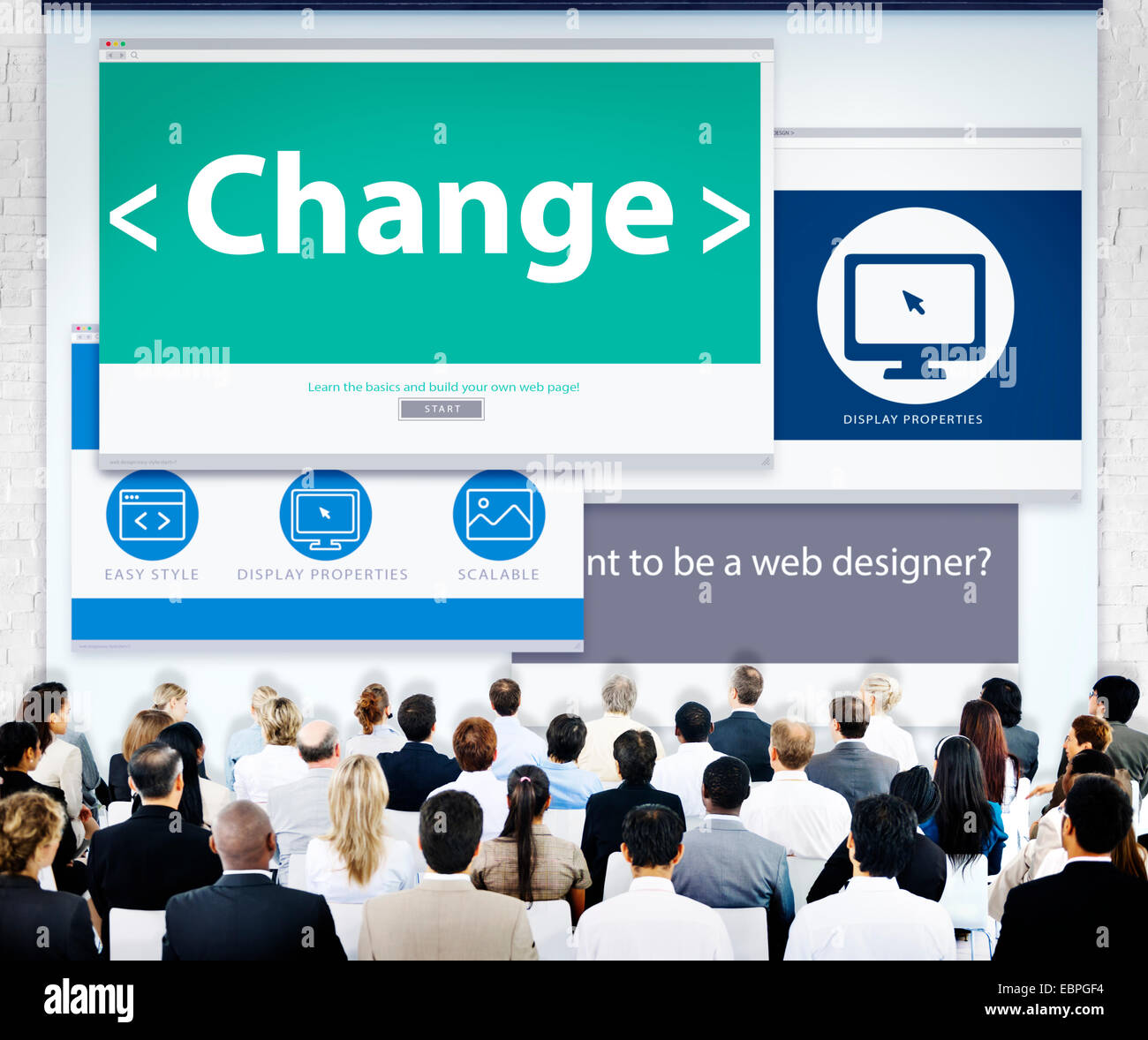 Business People Change Seminar Concept Stock Photo - Alamy