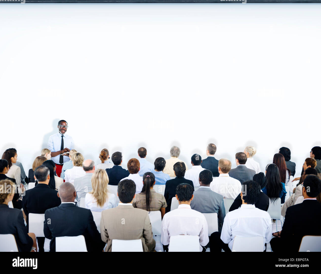 Business people sitting in seminar hi-res stock photography and images ...