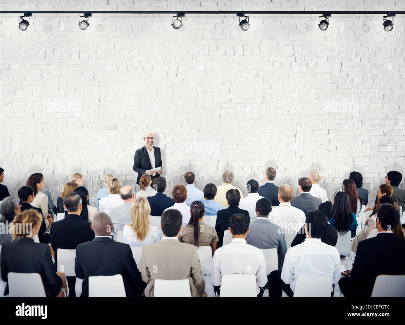 Group of People in Seminar Stock Photo - Alamy
