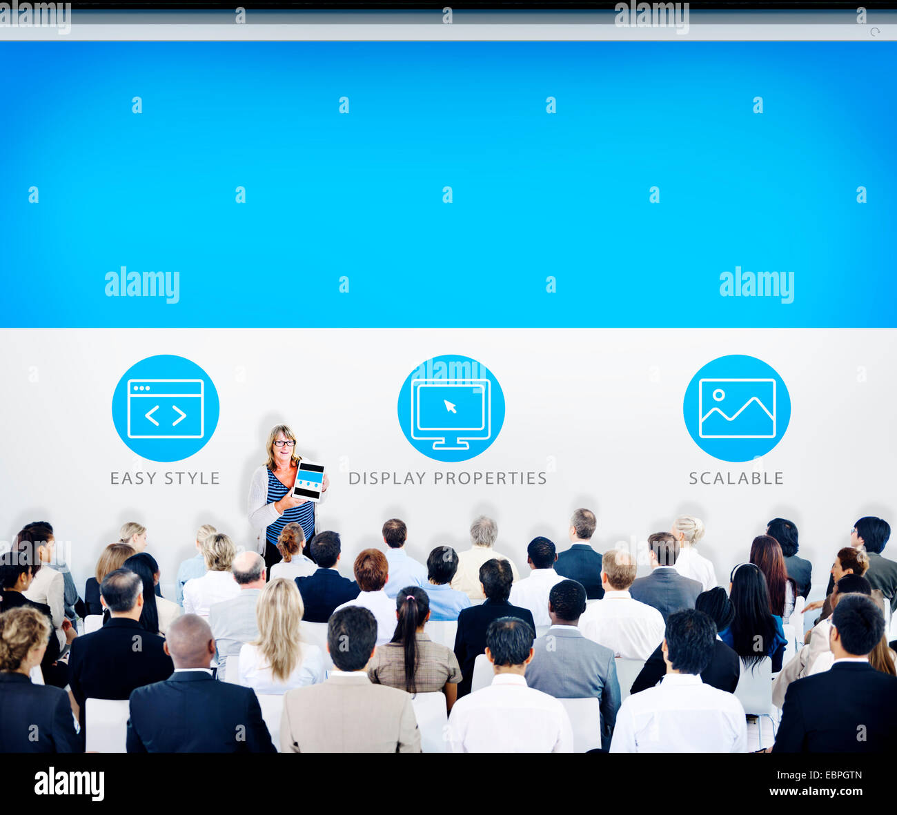 Business People Seminar Learning Concept Stock Photo - Alamy