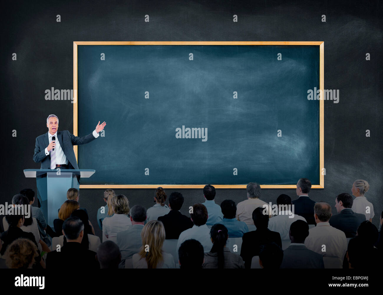 Crowd people public speaker hi-res stock photography and images - Alamy