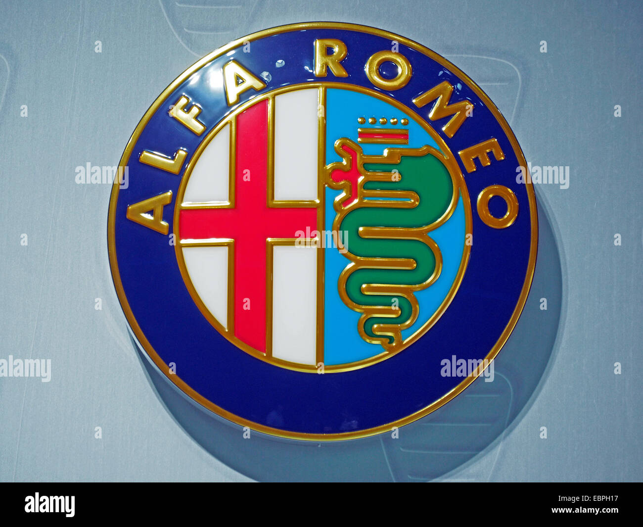 Alpha Romeo Insignia Stock Photo - Alamy