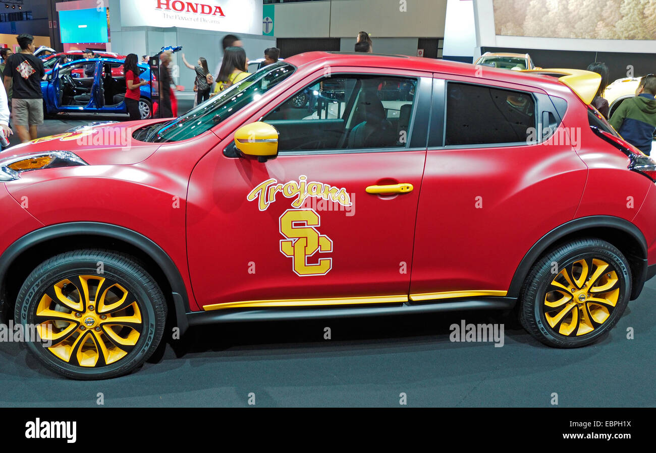 Car colors of usc trojan football team with logos hi-res stock photography and images - Alamy