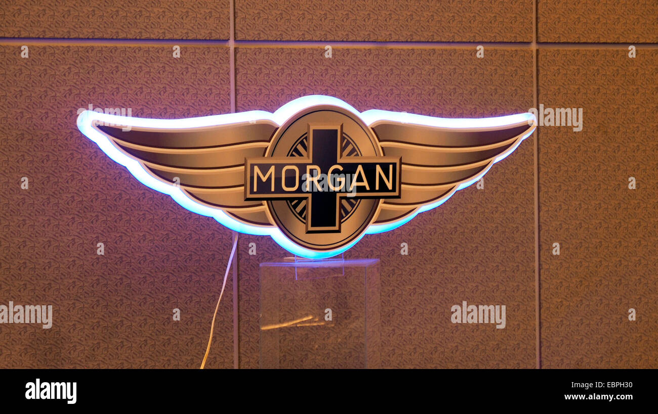 Morgan Car Insignia Sign Stock Photo - Alamy