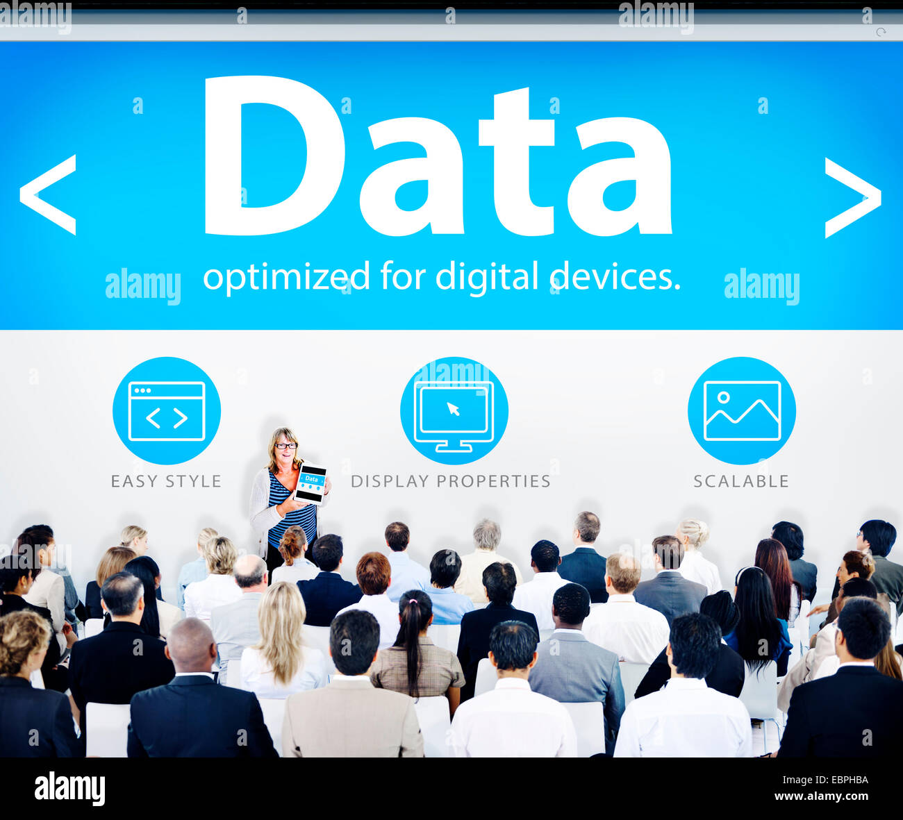 Presentation data speaker business hi-res stock photography and images ...