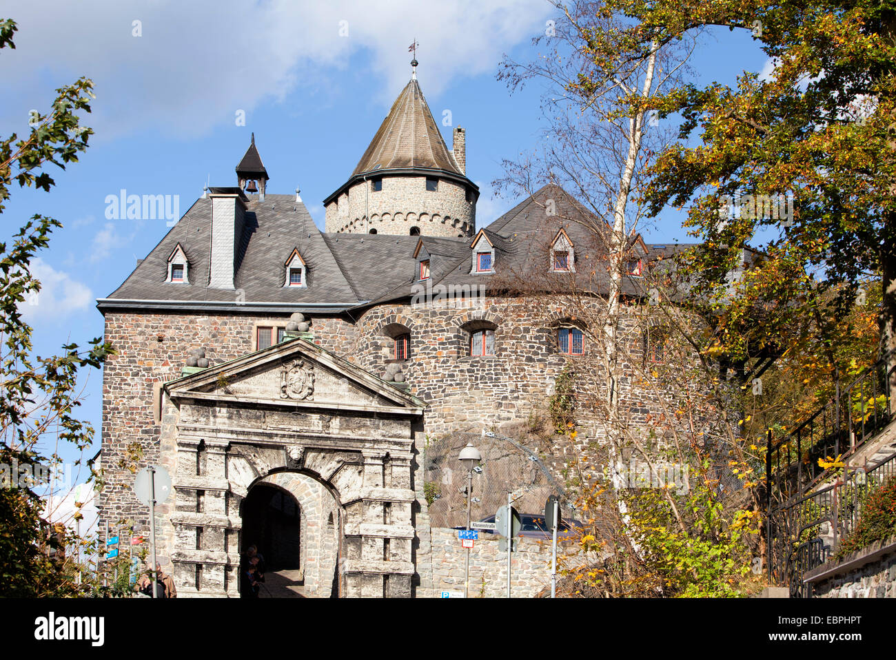 Altena Castle, Altena, Lennetal, Maerkischer Kreis, Sauerland, North ...