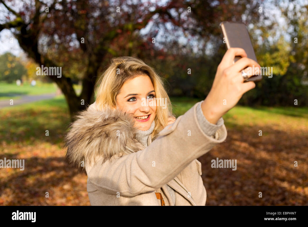 young woman taking a selfie Stock Photo - Alamy