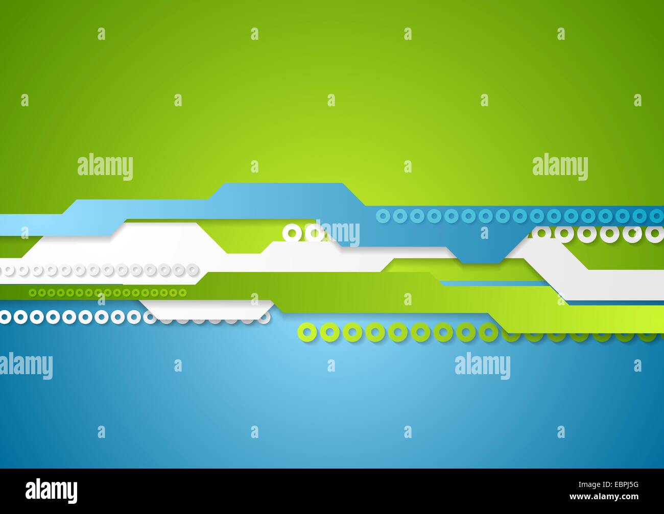 Green blue technology background. Vector art Stock Photo - Alamy