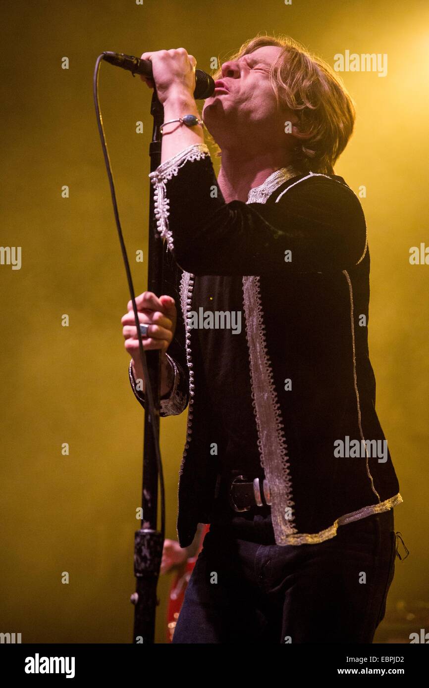 Milwaukee, Wisconsin, USA. 3rd Dec, 2014. Singer MATTHEW SHULTZ of Cage ...