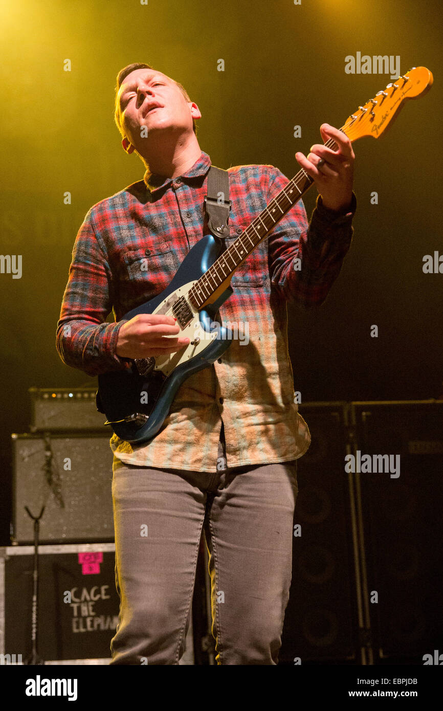 Milwaukee, Wisconsin, USA. 3rd Dec, 2014. Guitarist BRAD SHULTZ of Cage ...