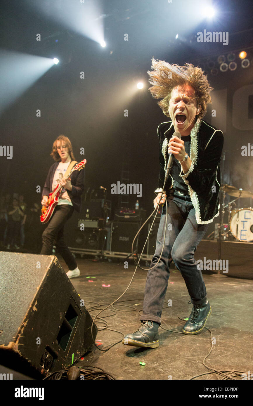 Milwaukee, Wisconsin, USA. 3rd Dec, 2014. Singer MATTHEW SHULTZ of Cage ...