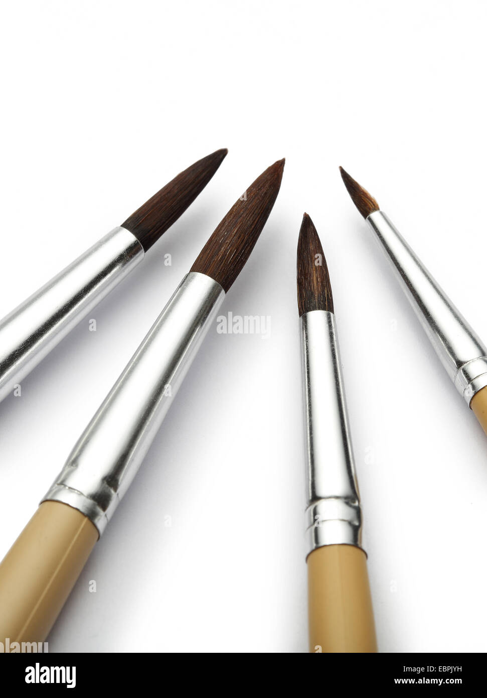 paintbrush for painter isolated on white background Stock Photo - Alamy
