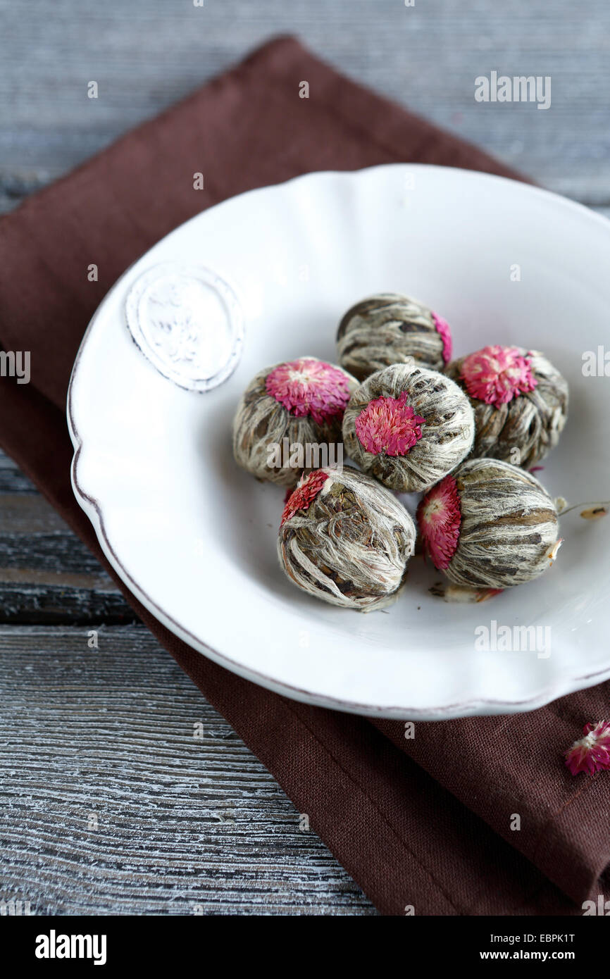 Green tea balls hi-res stock photography and images - Alamy