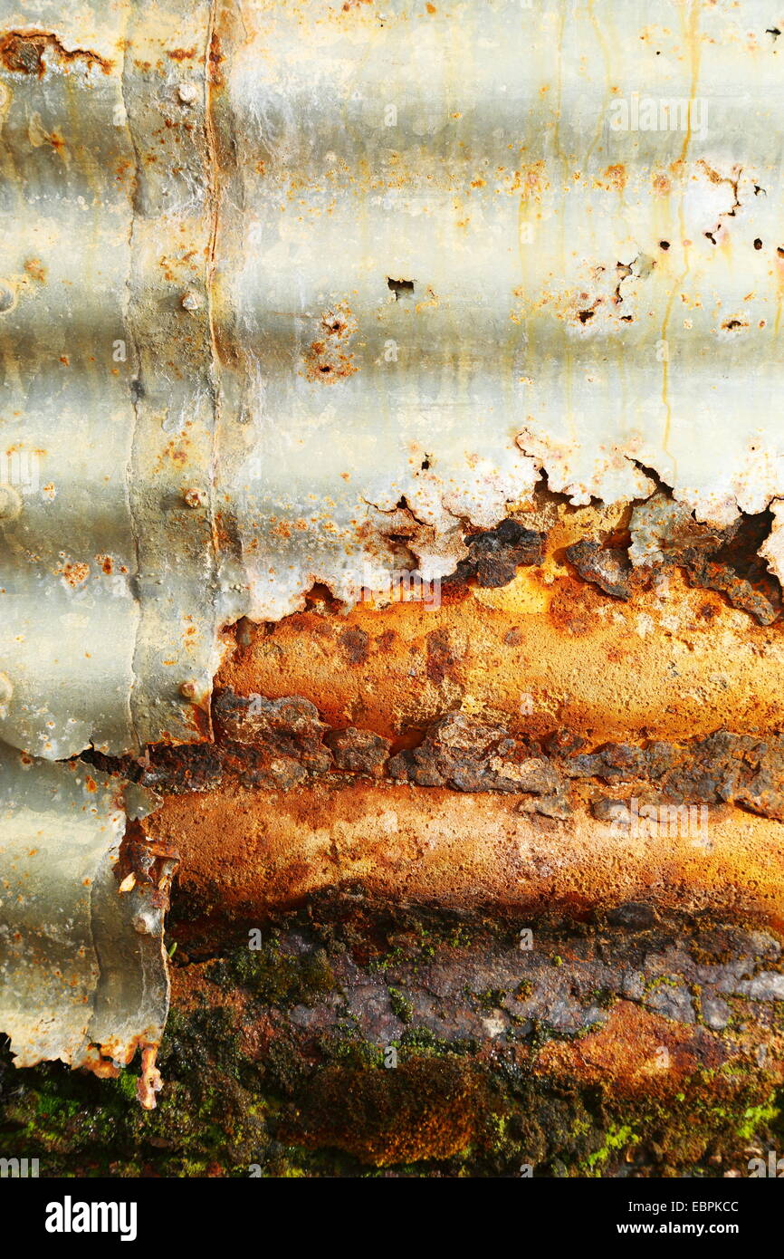 An old water tank rusting and leaking after a long life on Fraser Range ...