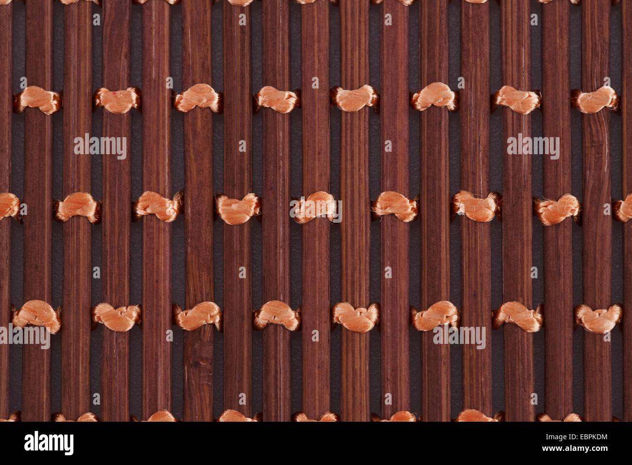 Wooden place mat texture for background, close-up image Stock Photo - Alamy