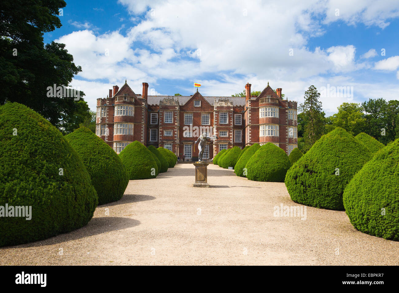BURTON AGNES-ENGLAND,JULY 15: Burton Agnes Hall is an Elizabethan manor ...