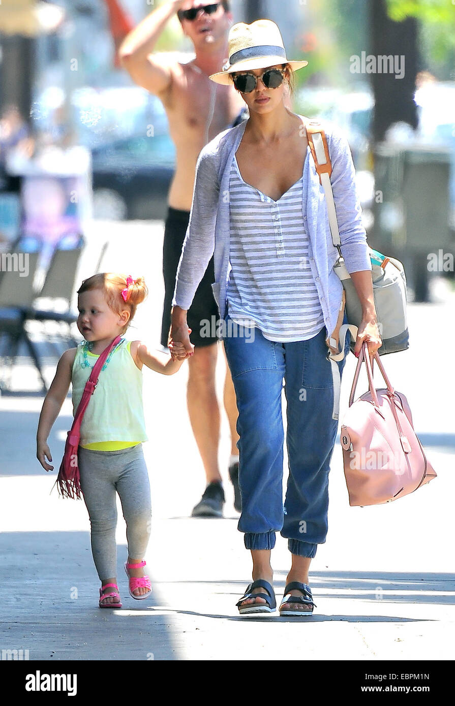 Jessica Alba Spends Quality Time With Her Daughter Haven At A Park In