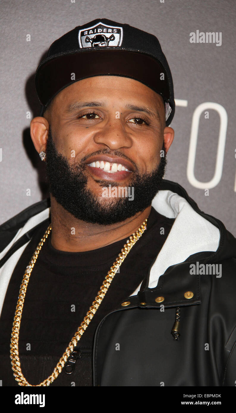 New York, USA. 3rd Dec, 2014. Baseball player CC SABATHIA attends the ...