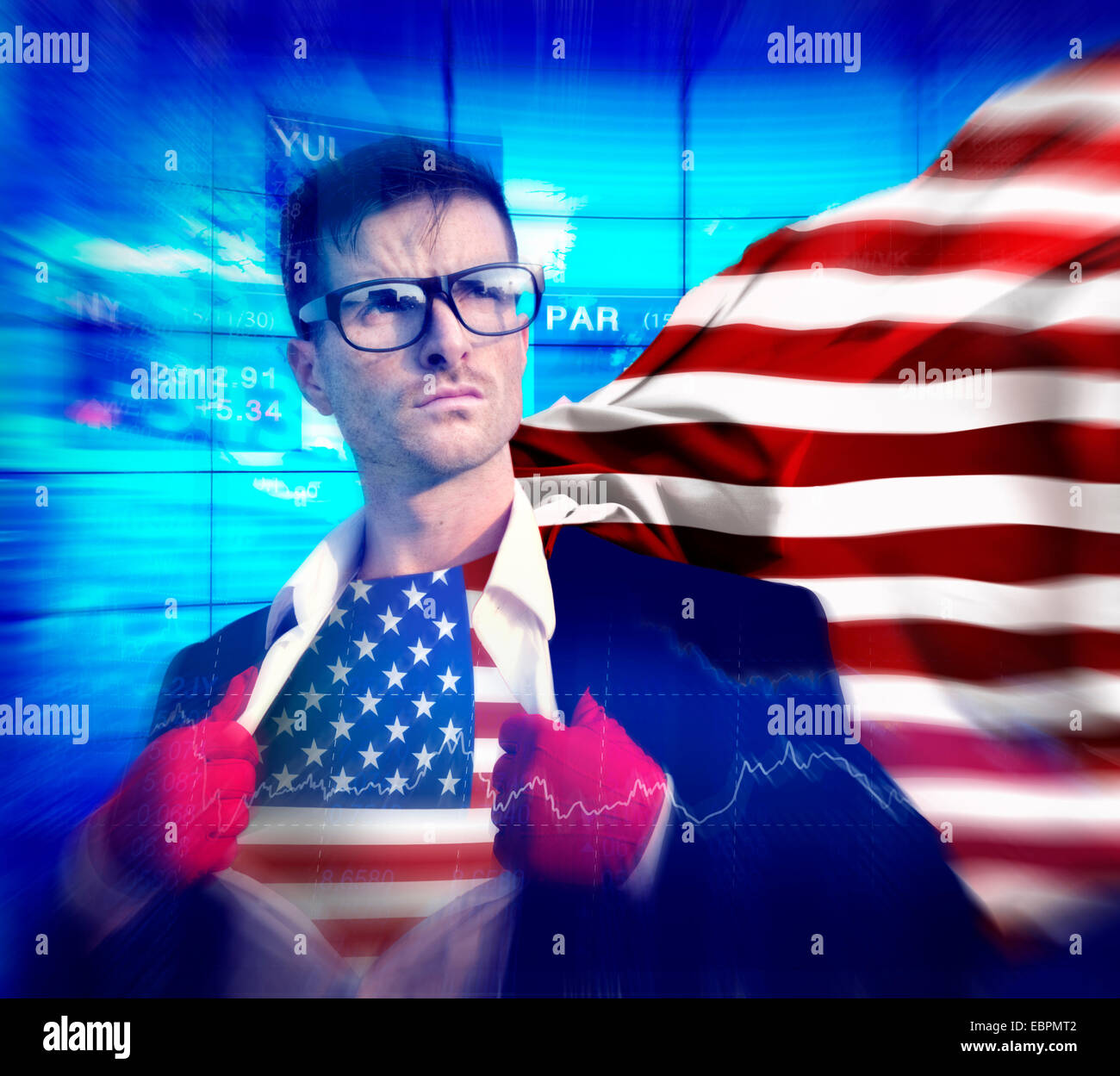 American superhero hi-res stock photography and images - Alamy