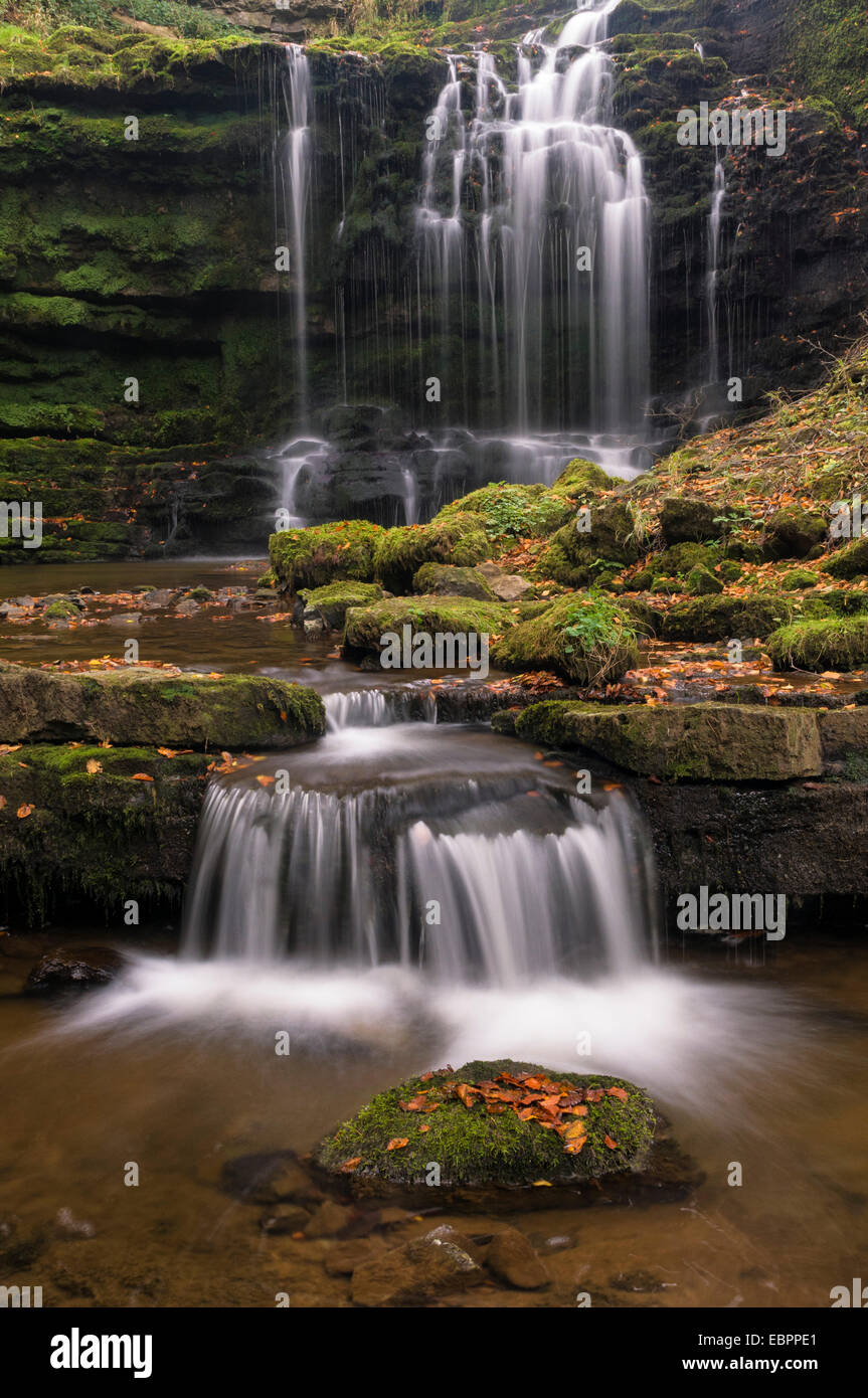 Scaleber Force (Foss Waterfall) near Settle, North Yorkshire, Yorkshire ...