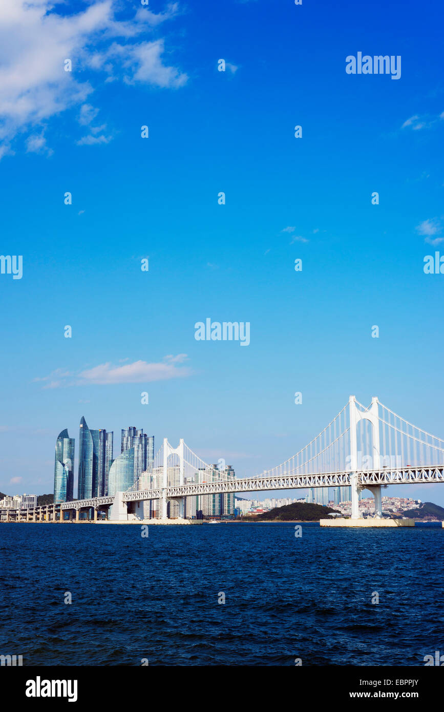 Busan city suspension bridge hi-res stock photography and images - Alamy