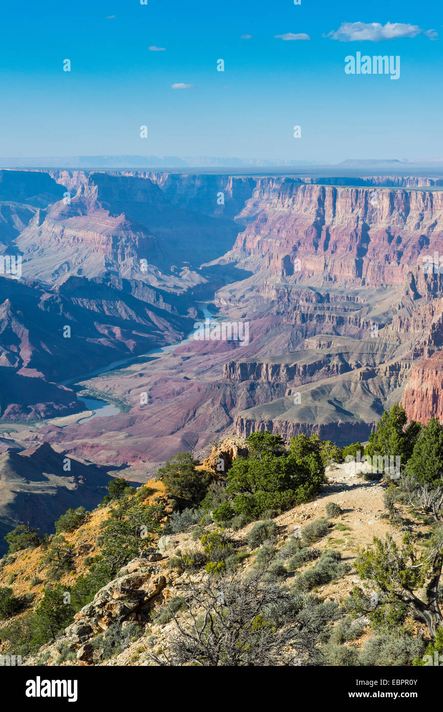 Desert view point over the Grand Canyon, UNESCO World Heritage Site ...