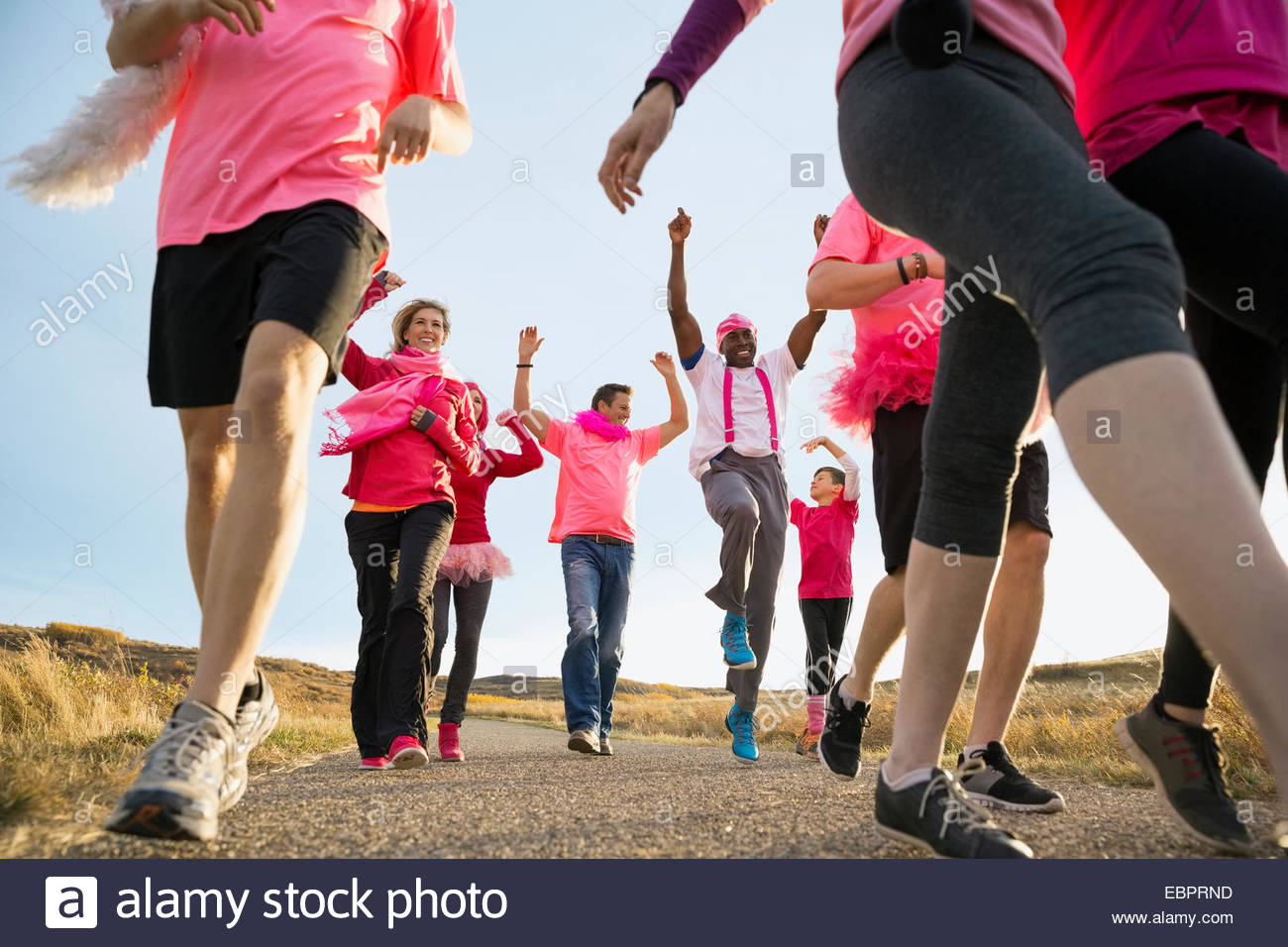 Group young people walking low angle hi-res stock photography and ...