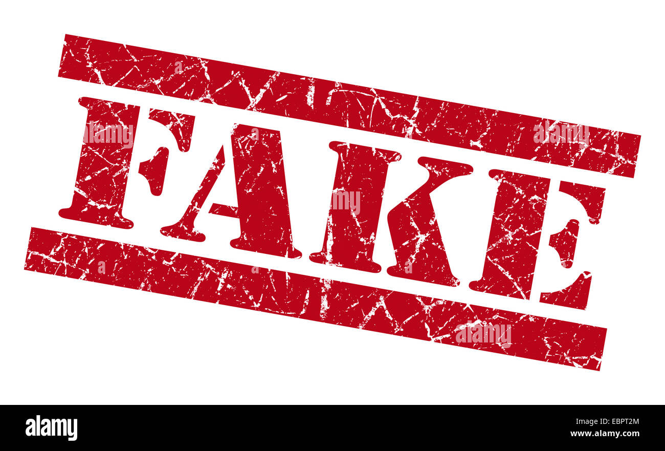 Fake grunge red stamp Stock Photo - Alamy