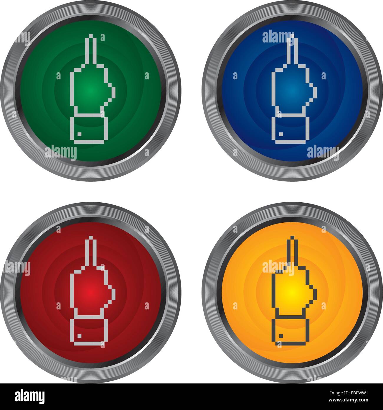 icon button theme Stock Vector Image & Art - Alamy