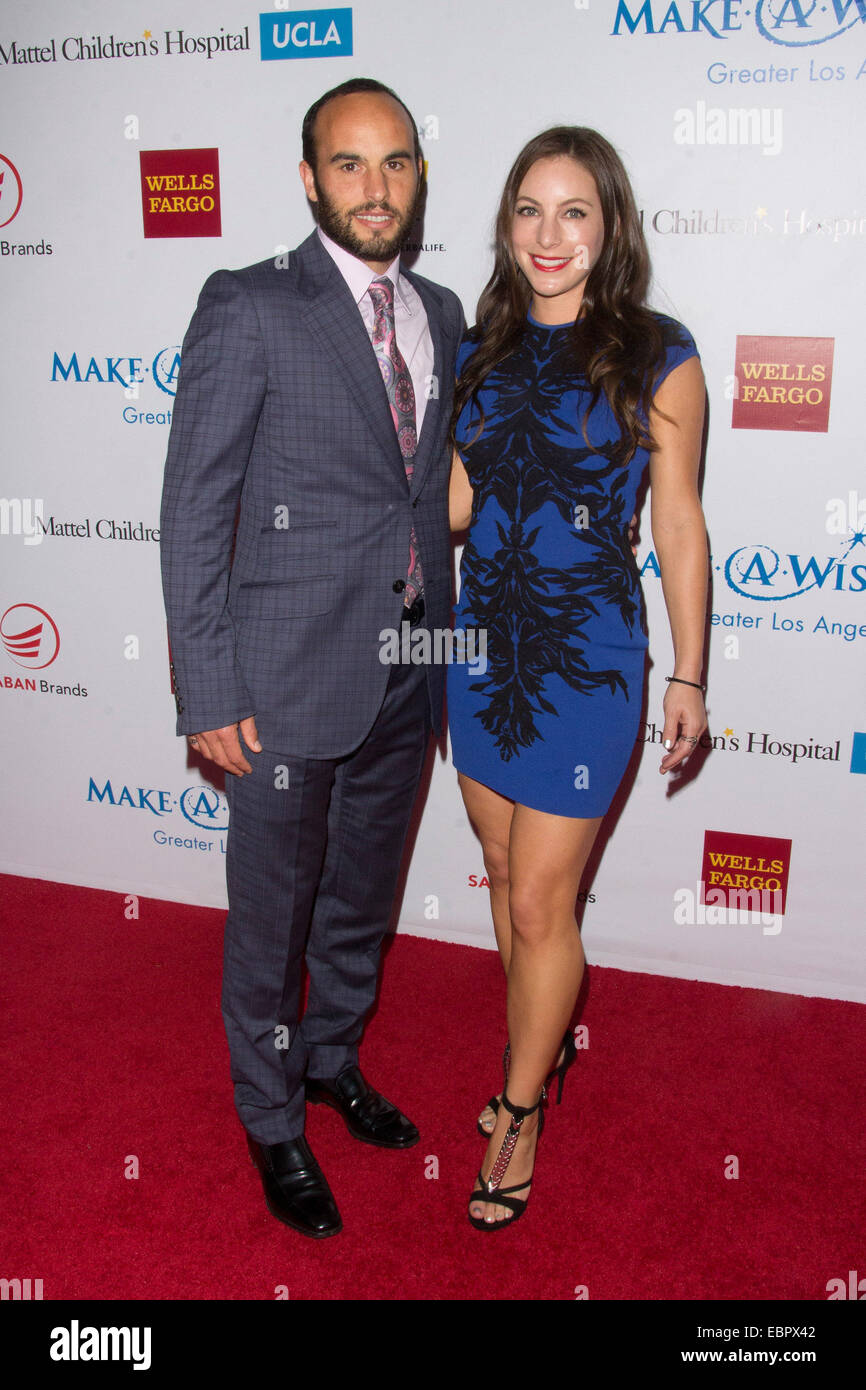 Los Angeles, California, USA. 3rd Dec, 2014. Landon Donovan, Hannah ...