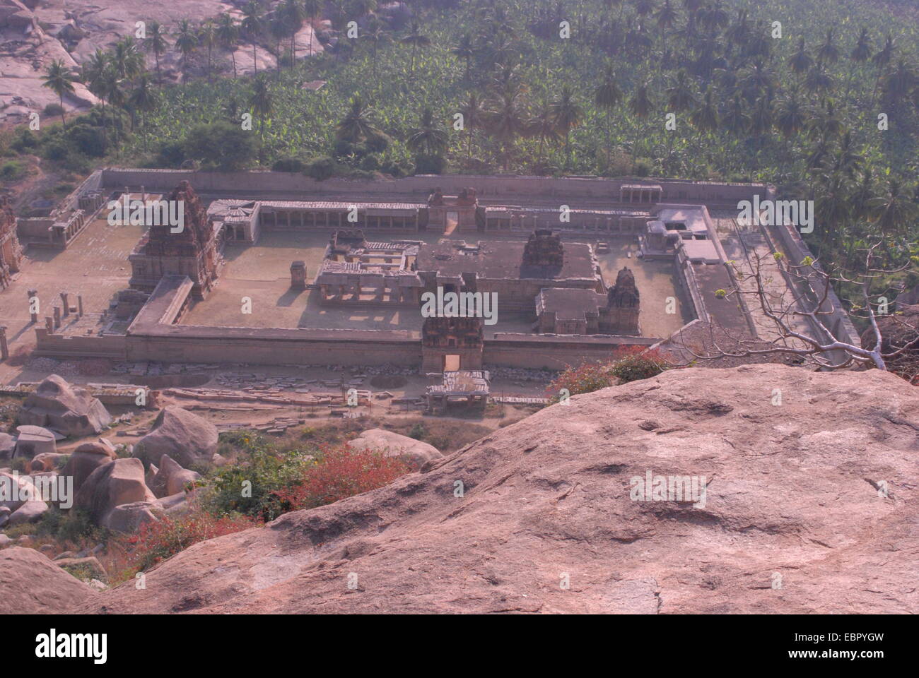 Ancient temple from the top of the hill Stock Photo - Alamy