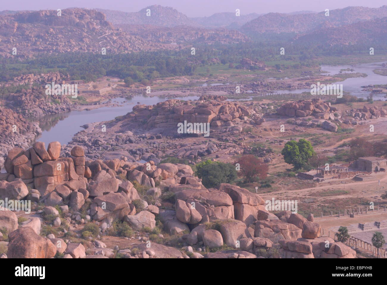 Hampi mountains hi-res stock photography and images - Alamy