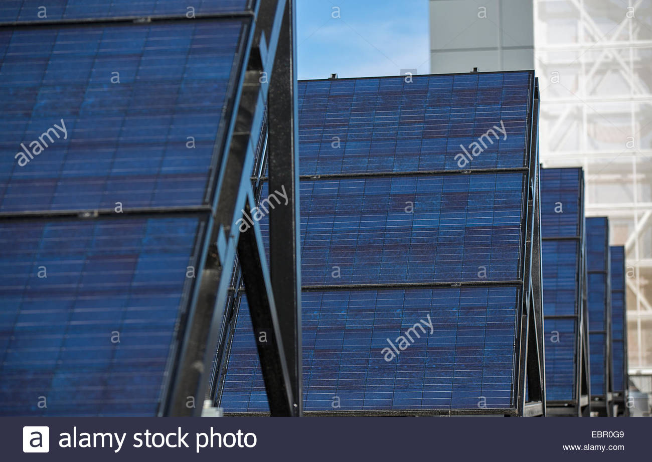 Row of panels hi-res stock photography and images - Alamy