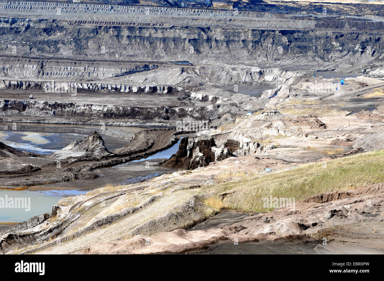 open Strip Coal mine for energy supplement. Massive nature destroying ...