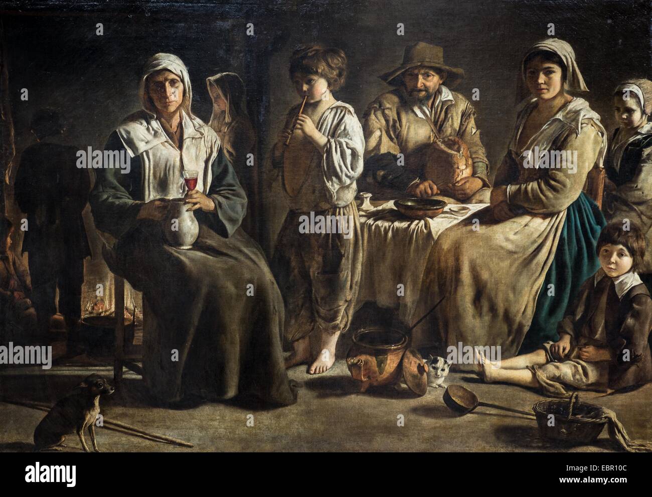 ActiveMuseum 0001627.jpg / Peasant Family in an interior This is the ...
