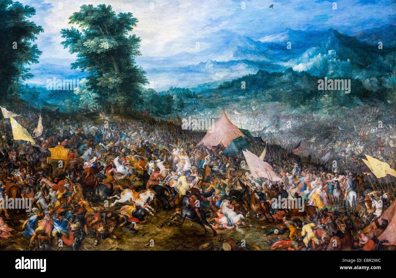 ActiveMuseum 0003155.jpg / The Battle of Issus, 1602 - Jan Brueghel l ...