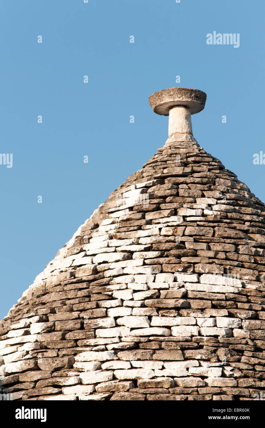 Close-up of Conical Trullo Roof, Alberobello Trulli District, Puglia ...