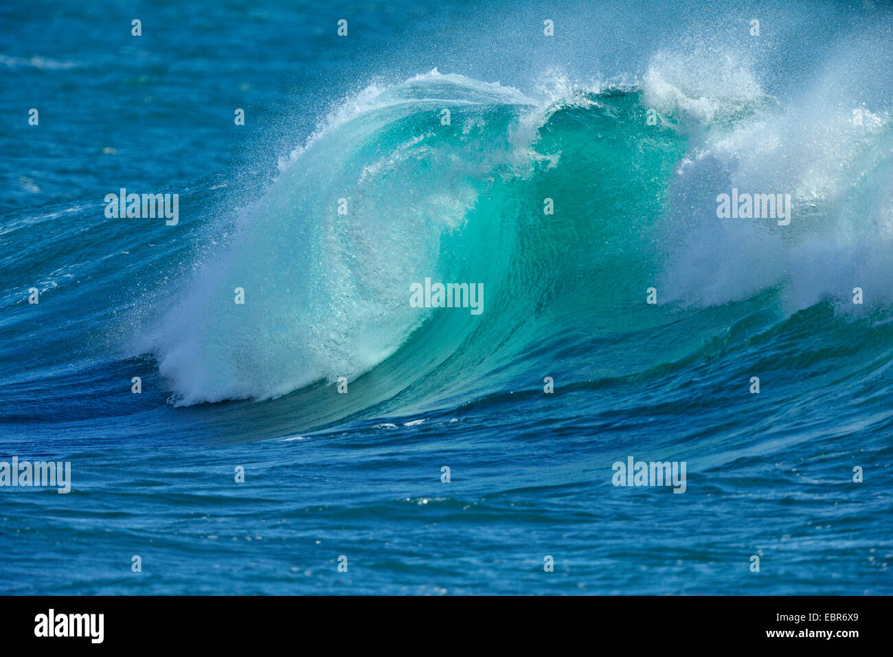 breaking of the waves, Portugal Stock Photo - Alamy