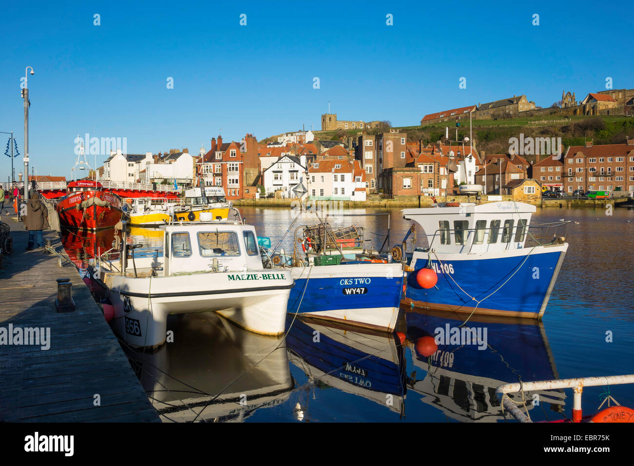 Whitby commercial fishing boat hi-res stock photography and images - Alamy